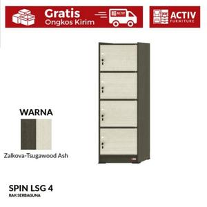 Jual Lemaribuku 4 susun / lemari dokumen / loker kantor / locker kayu ...