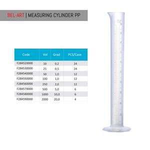 Jual Measuring Cylinder PP Graduated Cylinder Plastic Autoclavable Bel ...