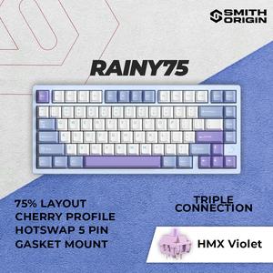 Jual CO WOBKEY Rainy75 Aluminium Wireless 75% Layout Mechanical ...