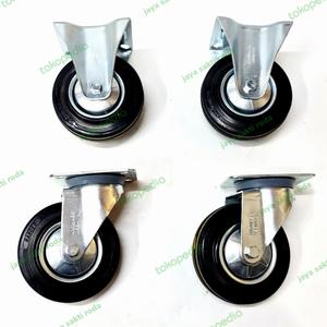 Jual Roda Troley Karet 5 Inch Hidup/Mati Ranger Germany (Harga 4 Roda ...
