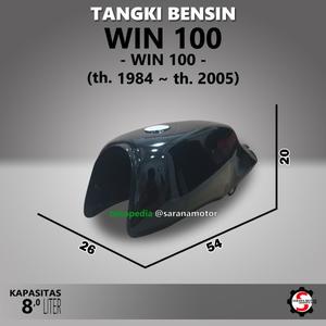Jual Limited Edition! Tangki Bensin Tengki Motor Honda Win, Hitam ...