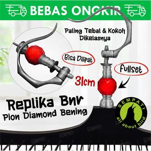 Jual Gantungan Lipat BNR Plus Pion Bening Diamond Crystal Warna ...