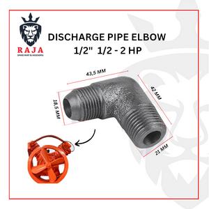 Jual Discharge Pipe Elbow 1/2 - 2 HP SHARK | Ukuran 1/2 Inch | Besi Cor ...