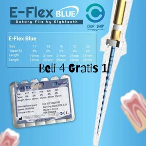 Jual E-FLEX BLUE Rotary File Eflex Blue Endodontic Blue Rotary File Pro ...
