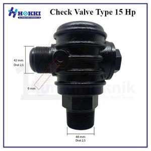 Jual Check Valve Kompresor Angin 15 HP Katup Satu Arah Drat Pipa 42 mm ...