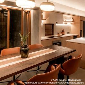 Jual Sandro Chair Brown Kursi Makan Kulit Dining Upholstery Kantor ...