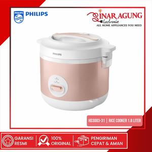Jual PHILIPS HD3003-31 / HD-3003-31 RICE COOKER 1.8 L PINK - GARANSI ...