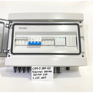 Jual Slocable PV Combiner Box 4 Strings 1000V DC 15A Fuse | DC Breaker ...