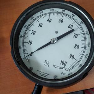Jual manometer / pressure gauge 0-100 kg / 0-1400 psi 6-1/2 " ashcroft ...