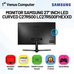 Jual Monitor Samsung 27" Inch Led Curved C27R500 Lc27R500Fhexxd / Mon11 ...