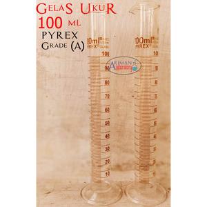 Jual Gelas ukur 5 ml, 10 ml, 25 ml, 50 ml, 100 ml kaca PYREX Class A ...