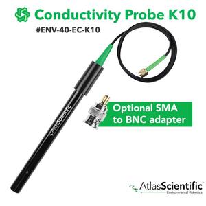 Jual Atlas Scientific Conductivity Probe Sensor K 10 #ENV-40-EC-K10 ...