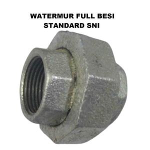 Jual Watermoor Besi 3/4 inch Fitting Pipa Ledeng Union Socket Drat ...