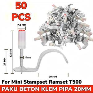 Jual Paku Beton Mini Stampset Klem Clamp Jepit Pipa PVC Paralon Air ...