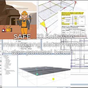Jual PC022|C. S. I SAFE V22 2024 Software full version merancang sistem lantai dan pondasi beton ...