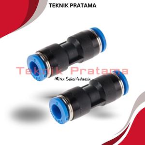 Jual 12MM FESTO PUSH IN CONNECTOR QS-12 / FITTING TYPE LURUS MPU 12MM ...