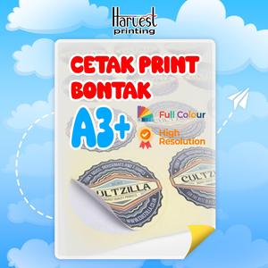 Jual Cetak Print Sticker Bontak Full Colour Uk A3+ High Res Cutting ...