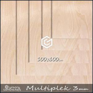 Jual Multiplek Triplek 3mm Full Ukuran 100x100 cm ( 3 mm | 100x100cm ...