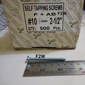 Jual Ready Gan Sekrup Tapping Fab 10X2-1/2" Moon Lion Skrup Taping ...