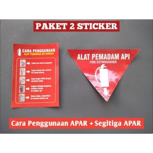 Jual Stiker Segitiga Tanda APAR dan Cara Penggunaan APAR - Jakarta ...
