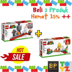Promo Lego Super 71376 Mario Thwomp Drop & 71412 Big Bad Island ...