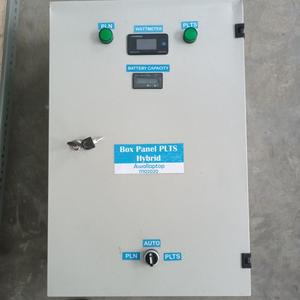 Jual box panel plts 4000w 24v 48v to 220v PSW scc 100A otomatis panel ...