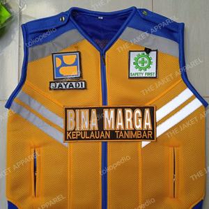 Jual Terbaru Rompi Safety First Bina Marga Rompi Proyek Rompi Double ...