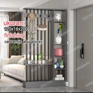 Jual Rak Partisi Ruangan Minimalis Modern Skat Pembatas Ruang Tamu ...