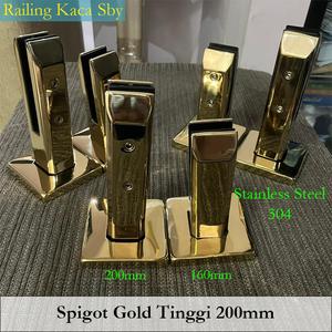 Jual KHUSUS SPK! SPIGOT KAKI PENJEPIT KACA RAILING TANGGA / BALKON ...