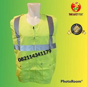 Jual Terbaru Rompi Safety/Rompi Proyek/Rompi Kerja Bahan Drill Imj 2 ...
