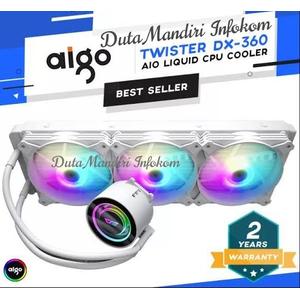Jual dark Twister DX360 ARGB White - AIO 360mm Liquid Cpu Cooler ...