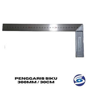 Promo Penggaris Siku Stainless Steel 300mm / Penggaris Siku 30cm ...