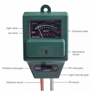 Jual Soil Meter 3 in 1 Tester Alat Ukur PH Tanah 3in1 pH Moisture Light ...