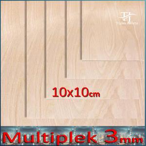 Jual Multiplek Triplek 3mm Full Ukuran 10x10 cm ( 3 mm | 10x10cm | 10 x ...
