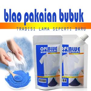 Promo Blau bubuk 100g sampai 1kg blue powder mencerahkan baju putih ...