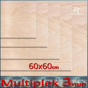 Jual Multiplek Triplek 3mm Full Ukuran 60x60 cm ( 3 mm | 60x60cm | 60 x ...