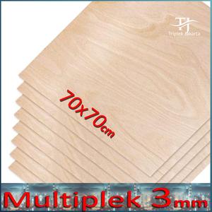 Jual Multiplek Triplek 3mm Full Ukuran 70x70 cm ( 3 mm | 70x70cm | 70 x ...