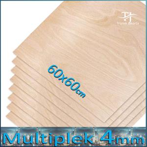 Jual Multiplek Triplek 4mm Full Ukuran 60x60 cm ( 4 mm | 60x60cm | 60 x ...
