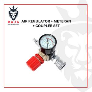 Jual Regulator Kompresor dengan Meteran dan Coupler Set - Pengatur ...