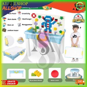 Jual MEJA BALOK 8 IN 1 - SET MEJA KURSI BALOK MULTIFUNGSI DENGAN ...