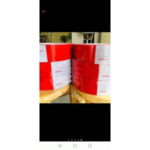 Jual 3M Sticker Safety Reflective Merah Putih Luminasi Warning Sign ...