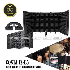 Jual COSTA IS-L5 MICROPHONE ISOLATION SHIELD/VOCAL BOOTH ADJUSTABLE ...