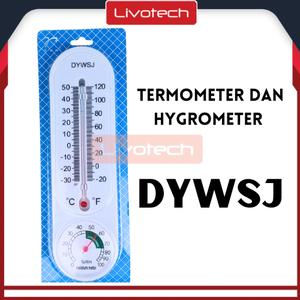 Jual Termometer Ruang Thermometer Dinding Alat Ukur Suhu Hygrometer ...