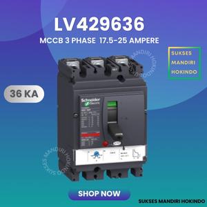 Jual MCCB 3P 25A 36kA LV429636 Breaker Schneider NSX 100F Original SNI ...