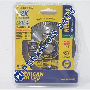 Jual DIAMOND WHEEL 4" HELIX CUT AMERICAN TOOL 8959359 AMTOOL PISAU ...