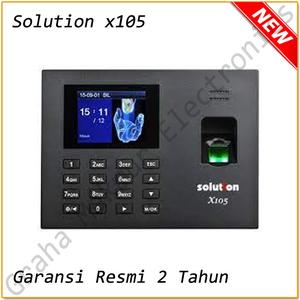 Jual SOLUTION X-105 -Mesin Absen/Absensi Sidik Jari/Finger Scan ...