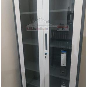 Jual Filing Cabinet Besi Lemari Arsip Kantor 2 Pintu Swing Kaca AK 07 ...