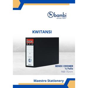 Jual Ordner Benex Eco Ukuran Kwitansi Bambi 928 / Bantek / Bantex / Odner File - Kota Bogor ...