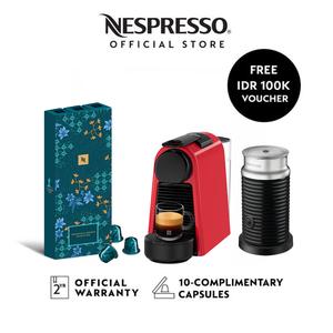 Promo Nespresso Essenza Mini Coffee Machine Red + Indonesia Origin ...