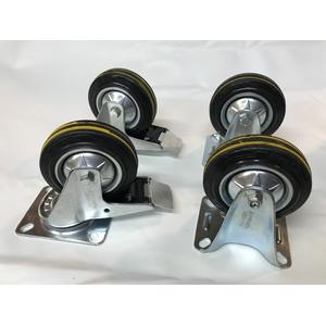 Jual Roda karet ranger german 4 inch putar rem lurus harga 4 roda Best ...